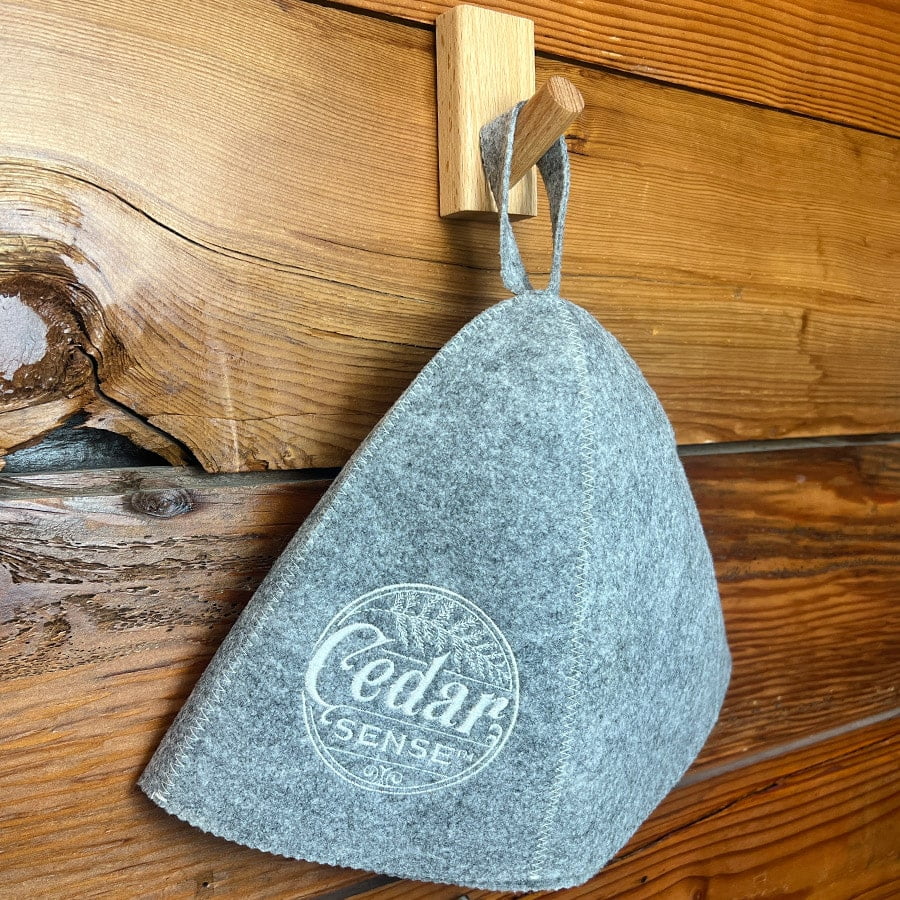 Cedar Sense Felt Sauna Hat | Enhance Your Sauna Experience