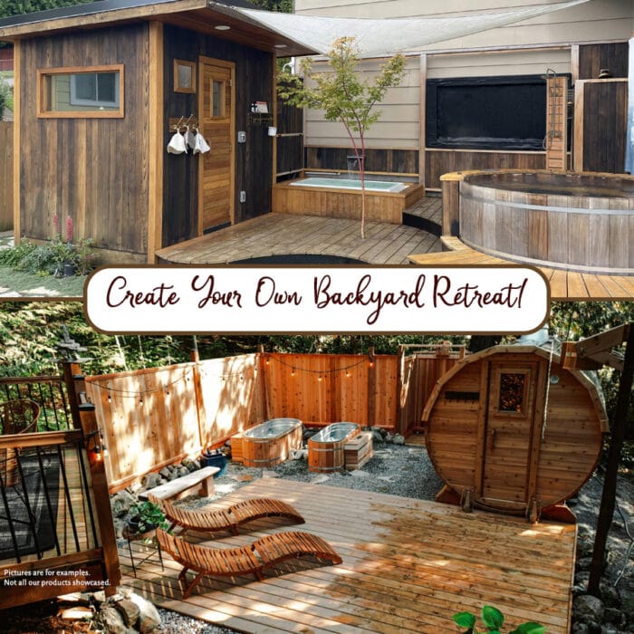 Create Your Own Backyard Retreat - Cedar Sense Premium Saunas & Furniture
