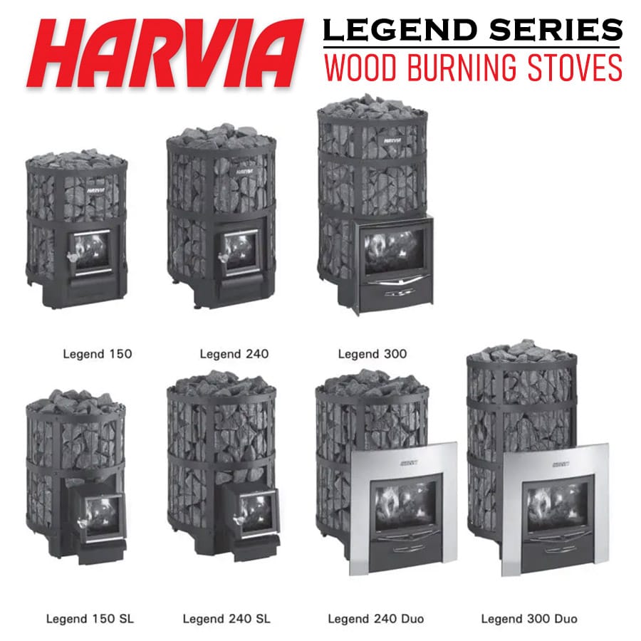 Harvia Legend 150 SL Wood Sauna Stove – Traditional Heating