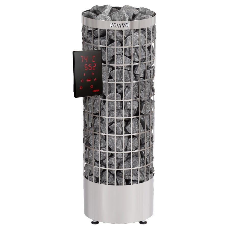 Harvia Cilindro Electric Sauna Heater with Controls | Wi-Fi Heater