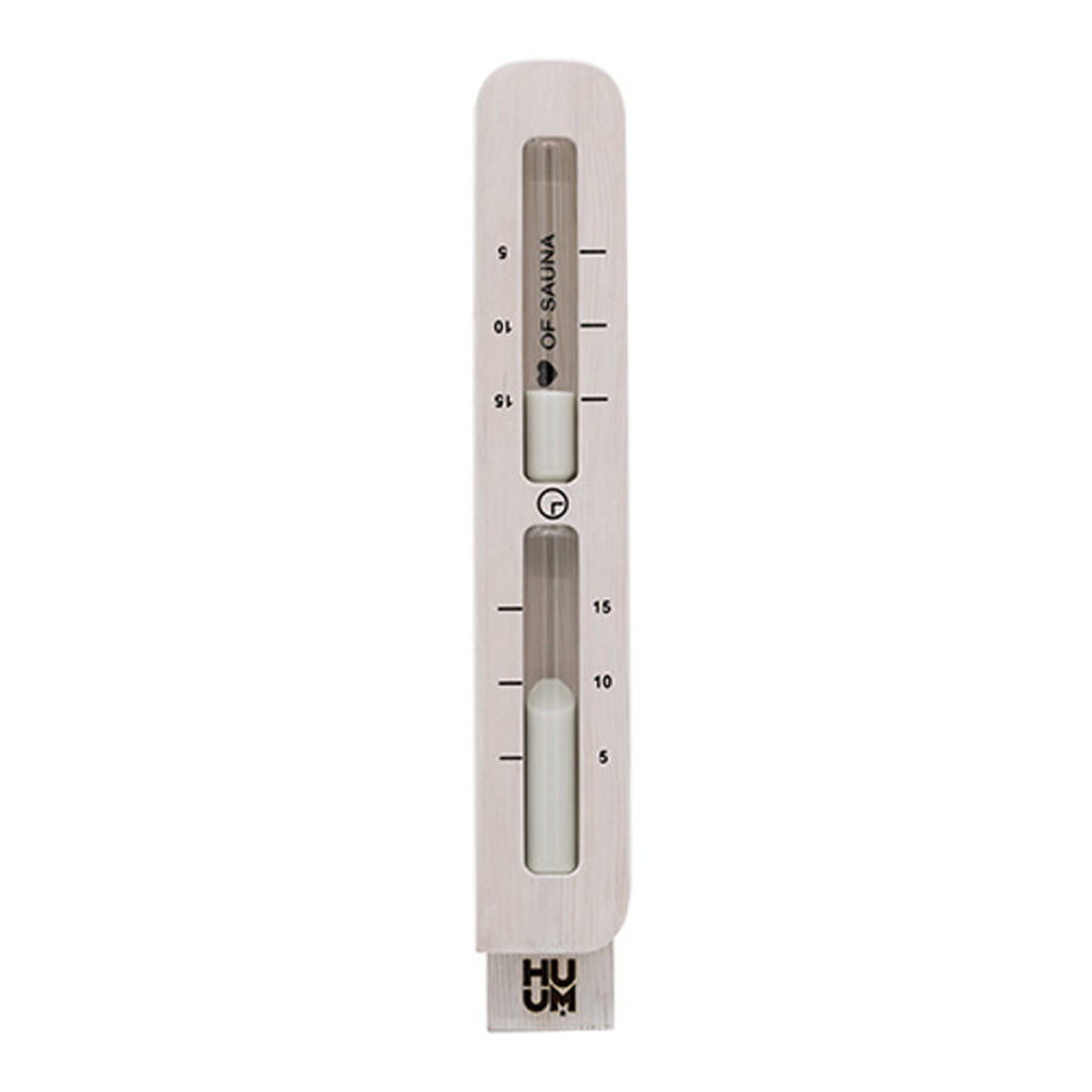 HUUM TASA Sand Timer | Sauna Sand Timer | 15 Minutes | White - Cedar ...